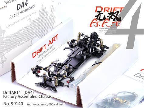99140 Driftart4 Factory Assembled Chassis Mini Rwd Drift Chassis 124 128