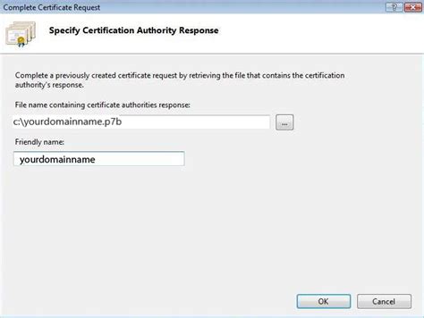 Install Pkcs 7 Internet Information Services Iis 7