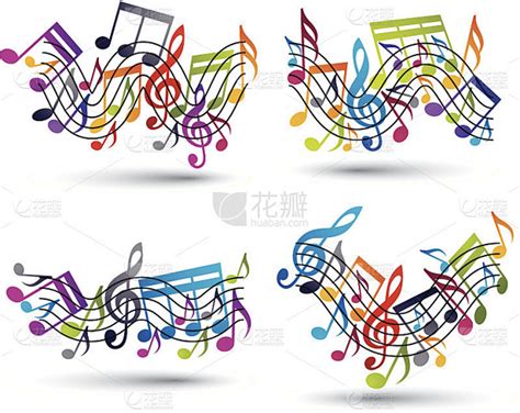 乐谱的五线谱。