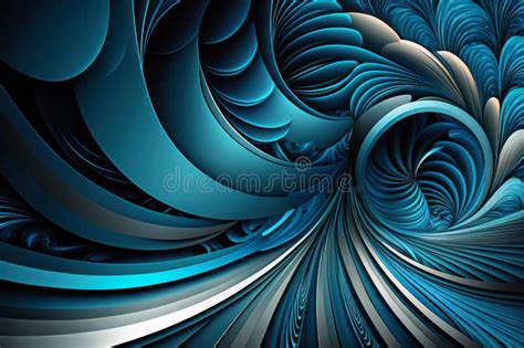 Dynamic And Vibrant Modern Abstract Blue Background Design Stock