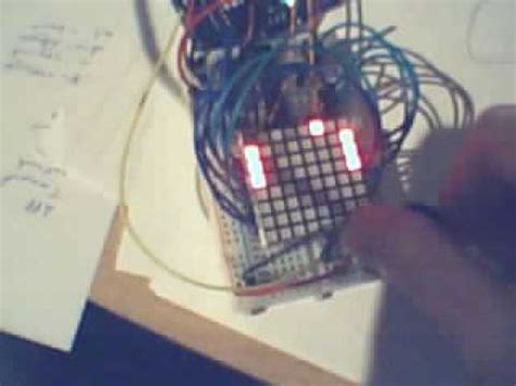 8x8 Matrix Pong Exhibition Arduino Forum
