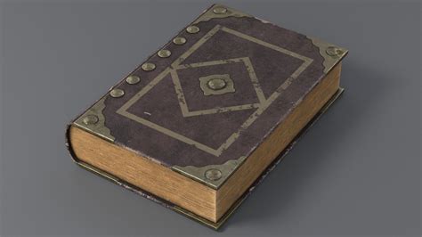 오래된 책 Pbr 3d 모델 15 Usdz Fbx C4d Unitypackage Upk Max Ma Obj Gltf Free3d