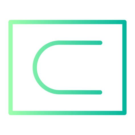 Subset Generic Gradient Outline Icon