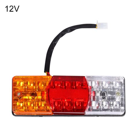 12v 48v 60v Led Waterproof Night Lighting Refitting Accessories Cornering Lamp E Bike Rear Light