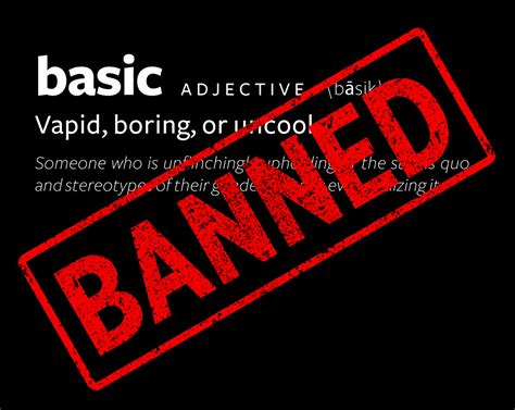 Lets Ban ‘basic In 2016