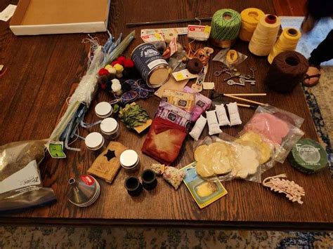 Assorted Thread Crafting Items Paint Etc Auction Ohio