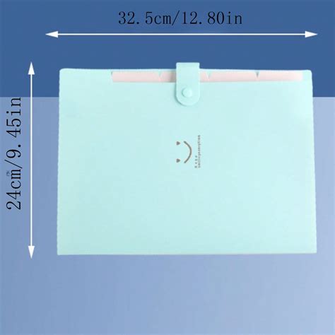 1pc A4 Folder File Folder Loose Leaf Folder Organ Bag Classification Information Book Exam