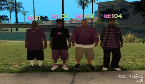 Ballas Skin Pack Samp Stock Моды файлы читы для Gta Samp