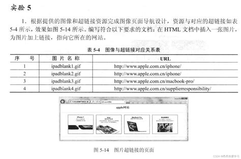 web前端技术实验5 apple网站