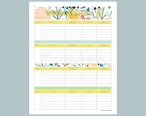 Weekly Check In Template