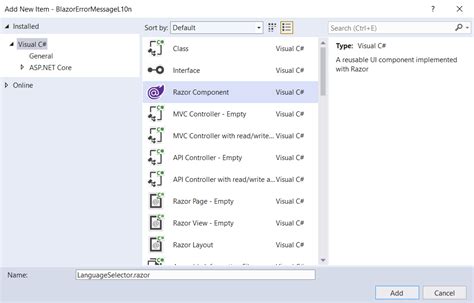 Localizing Error Messages For Blazor Webassembly Forms Phrase