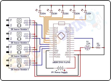 Smart Street Light System Using Ir Sensor And Arduino Electroduino