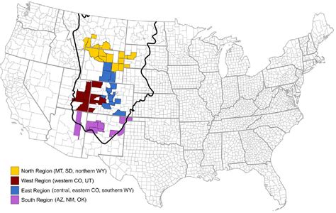Morrison Formation Fossils Maps