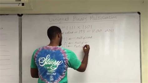 Unsigned Binary Multiplication Youtube