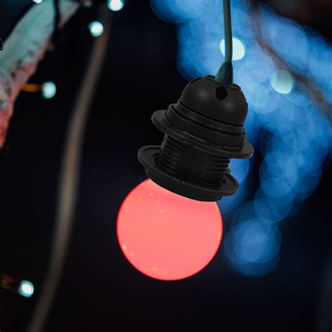 Masteelf 3pcs E27 Replacement Socket E27 Double Ring Socket E27 Threaded Socket E27 Lamp Socket