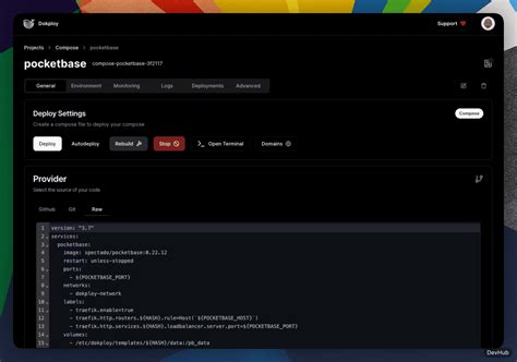 dokploy 又一个开源自托管的 paas 平台 verne in github