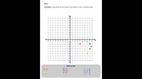 Make An Interactive Drag And Drop Worksheet Math Plotting Points