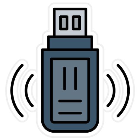 Premium Vector Usb Wifi Icon Vector Image Can Be Used For Cloud Computing