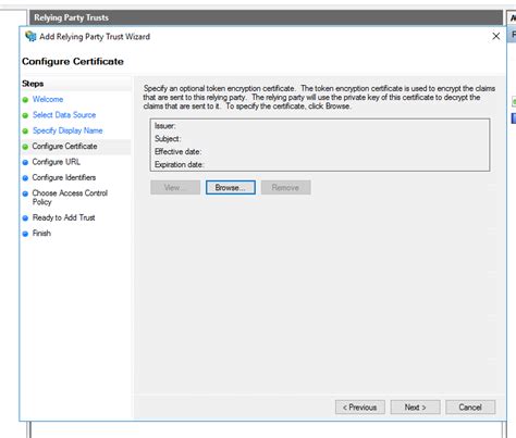 Configuring Active Directory Federation Services Adfs Saml2 Sso