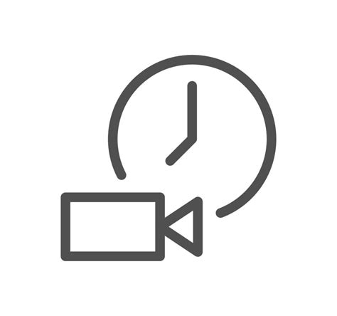 Timer And Clock Icon Outline And Linear Vector 13783697 Vector Art At