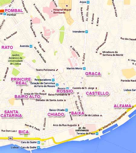 Lisbonne Les Quartiers Les Transports Informations Pratiques Portugal