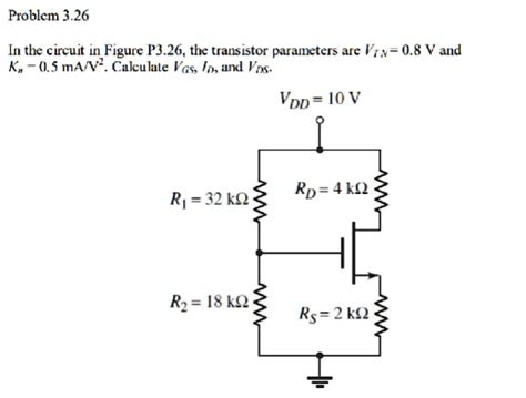 solved problem 3 26 in the circuit in figure p3 26 the transistor