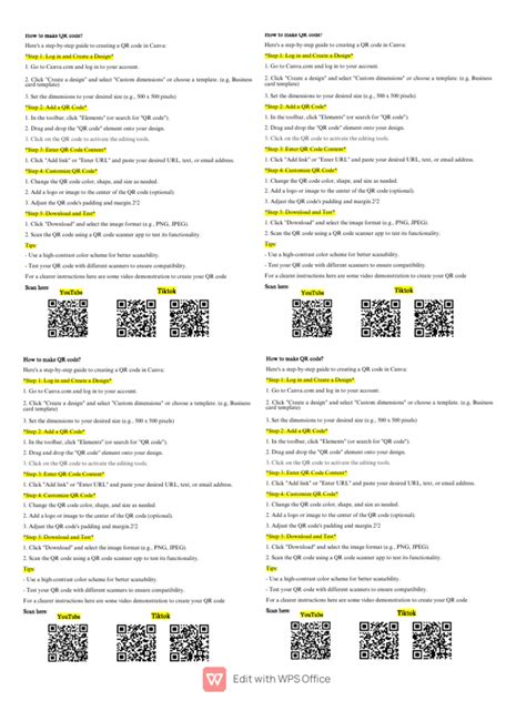 Step By Step Qr Code Wps Office Pdf Image Scanner Qr Code