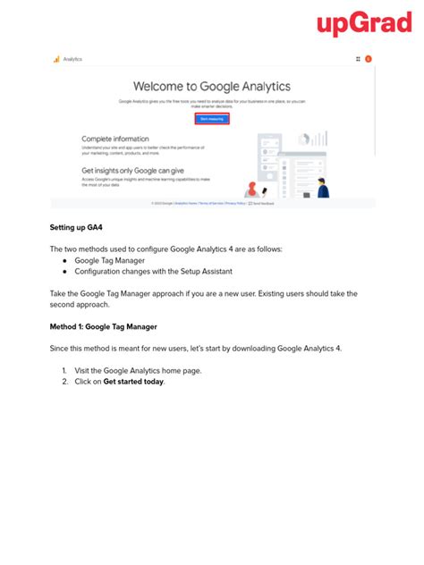 setting up ga4 pdf websites world wide web