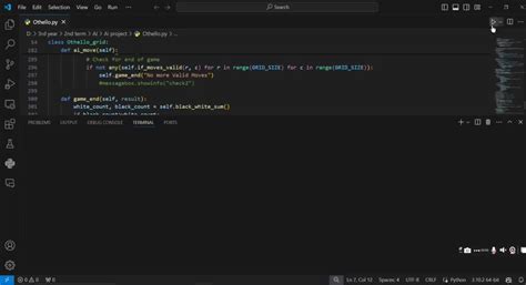 Amr Abdelaziz 🇵🇸 On Linkedin 🐍🕹️ Just Completed My Othello Game Project Using Python And The