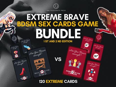 Bdsm Sex Game Extreme Sex Cards Printable Naughty Couples Game With 60 Kinky Activities And