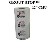 Grout Stop Roll For CMU Rolls