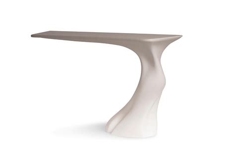 Amorph Frolic Wall Mounted Console Table In White Lacquer For Sale At 1stdibs Modern Wall