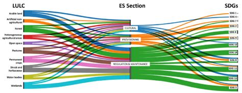 Sankey Diagram Representing The Flow Of Relations Among Lulc Es And