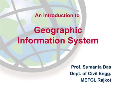 Introduction To Gis Pptx