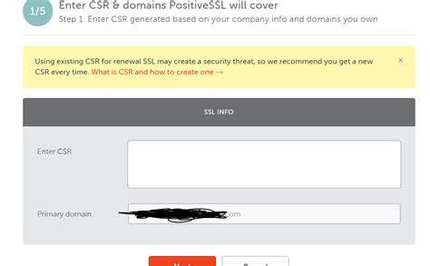 activating a new ssl certificate using namecheap active programmer