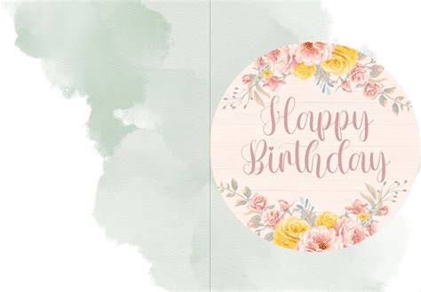 Digital Birthday Card Printable Birthday Card Printable Card Digital