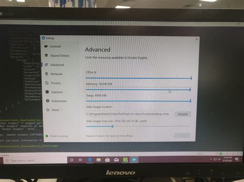 containers docker using less memory than allowed amount specified in