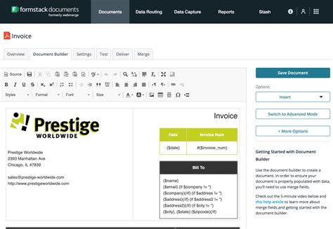 Integrate With Formstack Documents