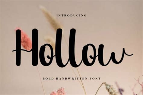 Hollow Font Font Canyon