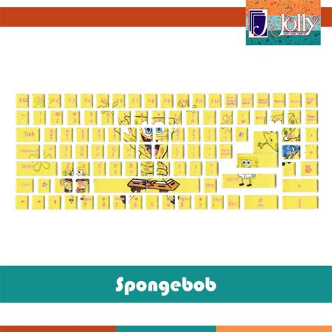 Yellow Spongebob Keyboard Sticker Arts And Crafts Lazada Ph