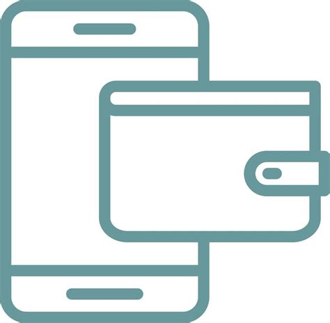 Digital Wallet Icon Style 13407827 Vector Art At Vecteezy
