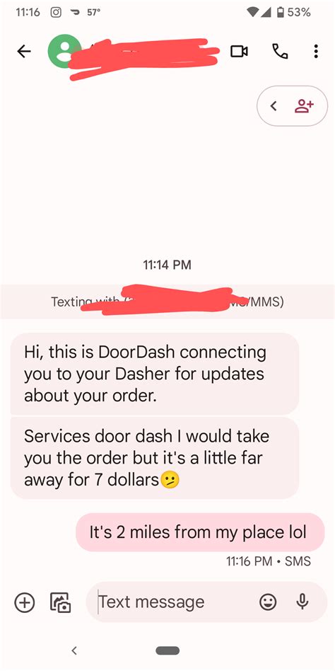 It finally happened to me : r/doordash