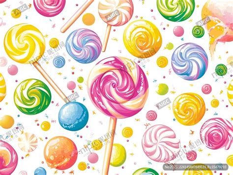 Ai创作图糖果卡通图案 糖果包装底纹 棒棒糖包装插画 手绘糖果背景插画 棒棒糖图片 棒棒糖插画 卡通糖果图案 手绘梦幻糖果海报背景 糖果底纹 糖果世界插画 手绘卡通彩色棒棒糖 手绘彩虹糖插画