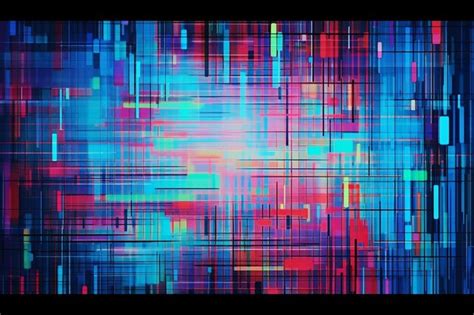Premium Photo Lcd Screen Glitch