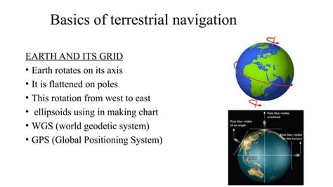 Basics Of Terrestrial Navigation For Marine Pptx