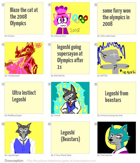 Blaze The Cat At The 2008 Olympics Drawception