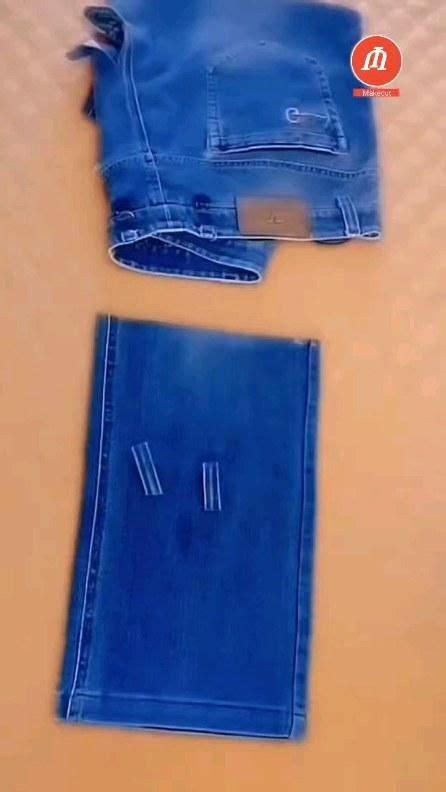 👏🏻👏🏻👏🏻👏🏻👉 Makecut Old Jeans 👖 Reuse Hack 😨 Tutorialssewing Hack
