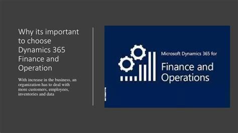 Ppt Why Its Important To Choose Dynamics 365 Finance Powerpoint Presentation Id 10538521