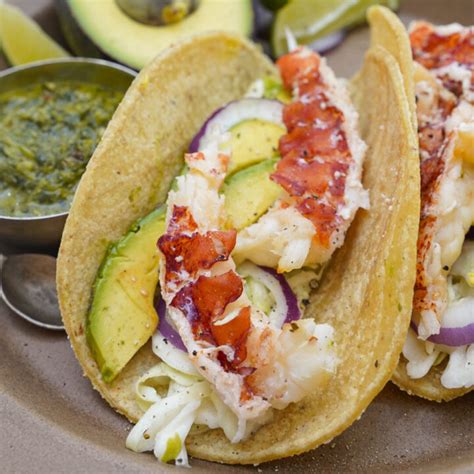Lobster Taco Recipe With Homemade Citrus Slaw Couple In The Kitchen