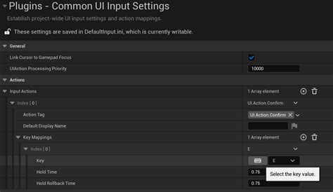 Enhancedinput 和 Commonui 配合的数据配置 Zerol Dev Notes